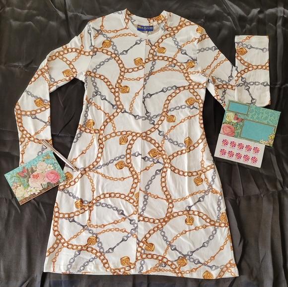 Sabah | Tops | Plus Size Tunic Gold Chains | Poshmark